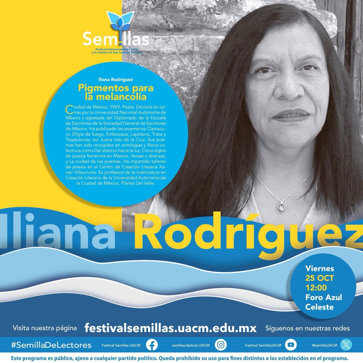 Presentación en el Festival Semillas de la UACM – Iliana Rodríguez ...